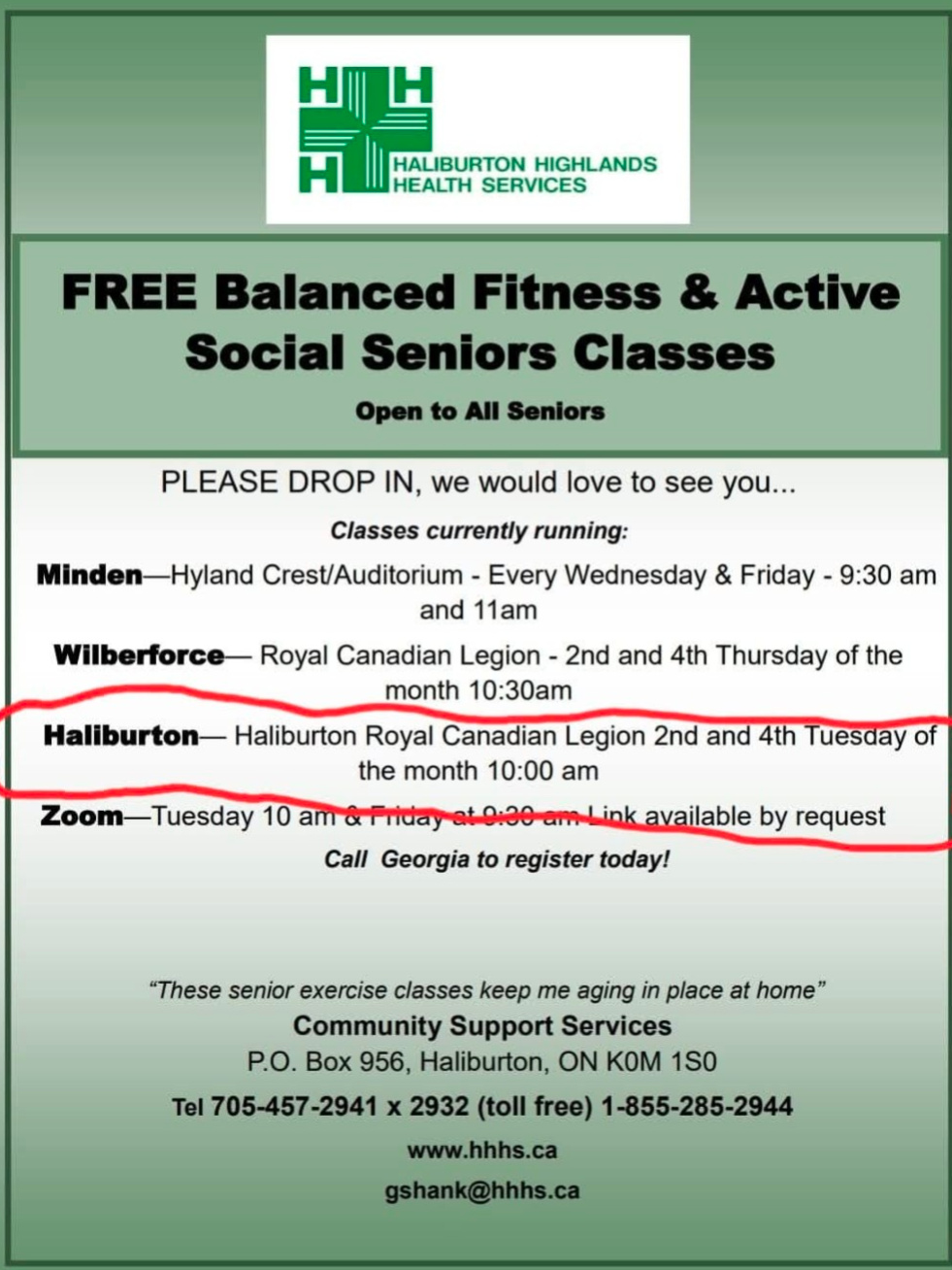 Events & Activities | Haliburton Legion